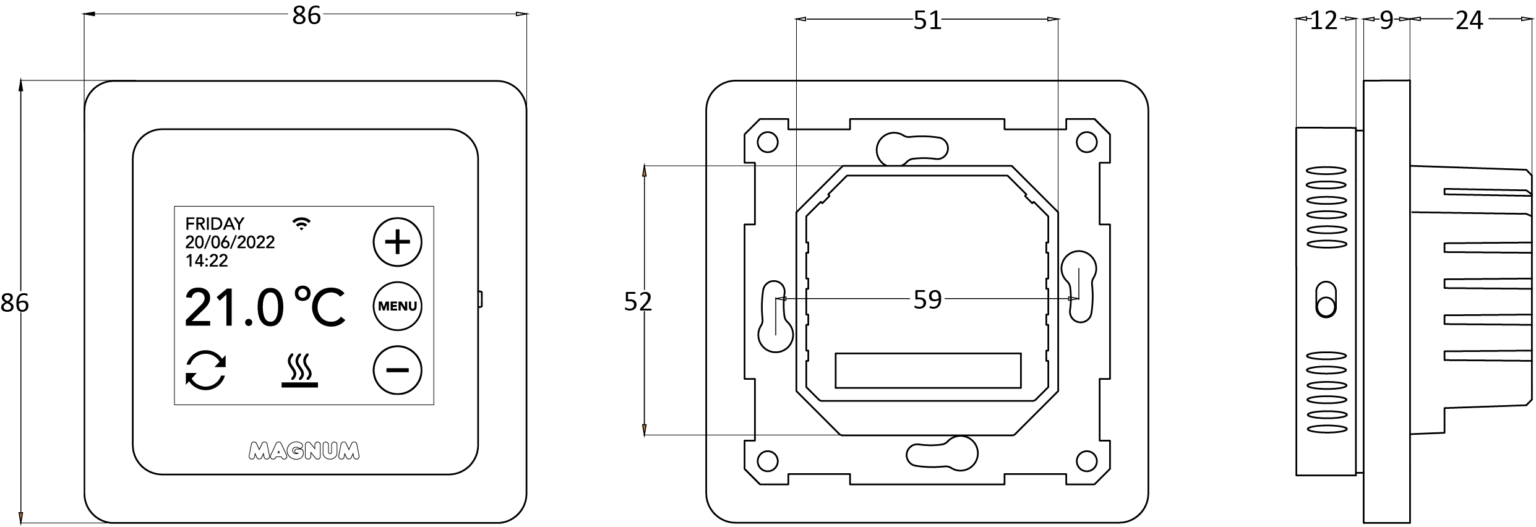 MAGNUM Remote Control - Magnum Heating